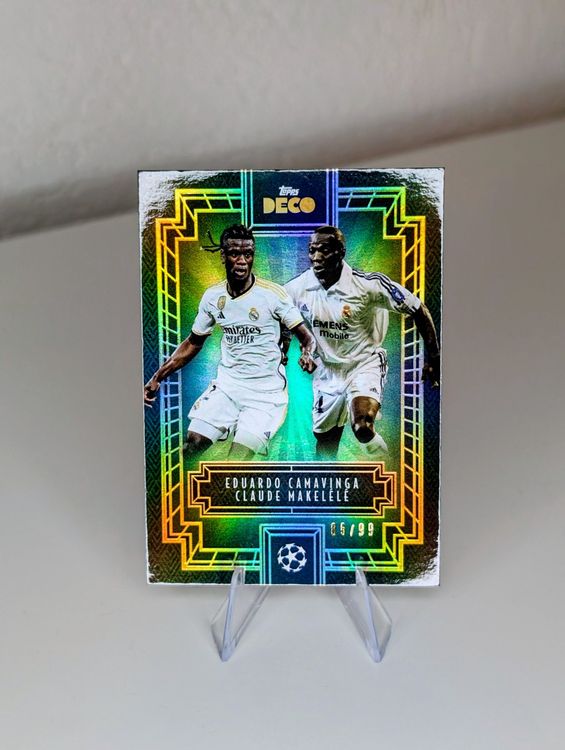 Camavinga/Makelele 85/99 Real Madrid Topps Deco (Neu (gemäss ...