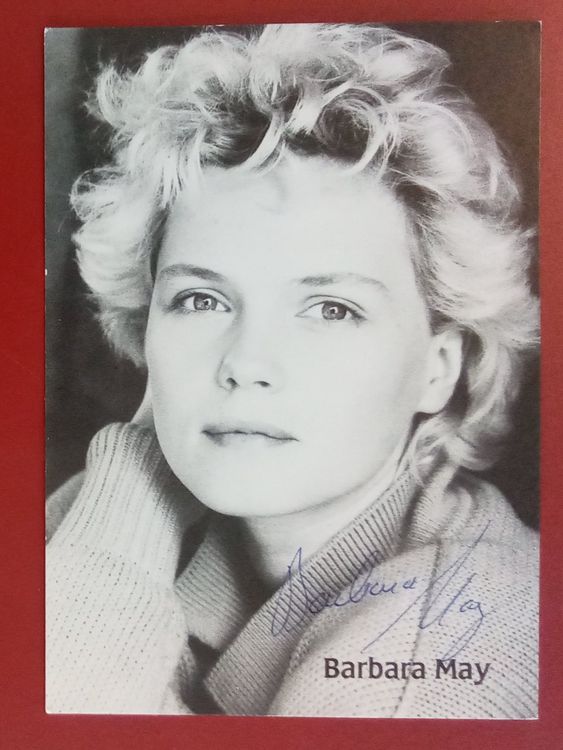 Barbara May Autogramm signiert Fotopostkarte 10x15cm (Gebraucht) in ...