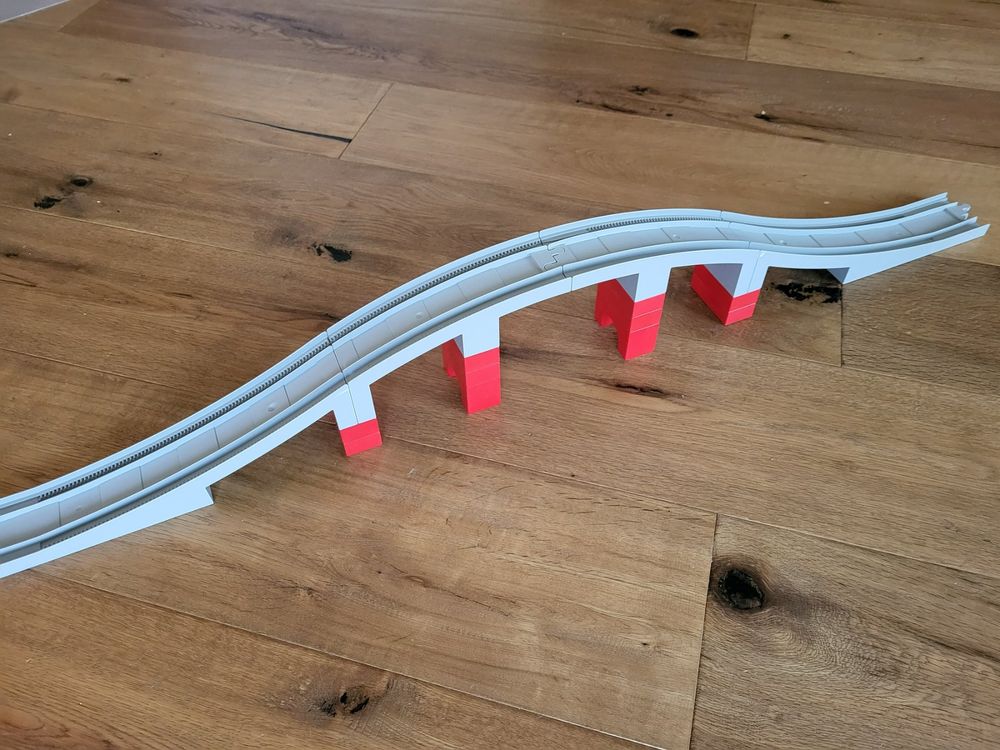 Lego Duplo Eisenbahnbrücke, gerade & kurven Schienen | Kaufen auf Ricardo