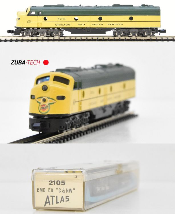 Atlas 2105 Diesellok EMD E8 C&NW Spur N Analog mit OVP (Gebraucht) in St. Gallen für CHF 34 ...