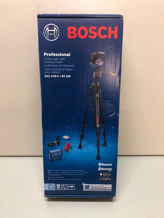Kombilaser + Baustativ GCL 2-50 C + BT150 Bosch (neu) | Kaufen auf Ricardo
