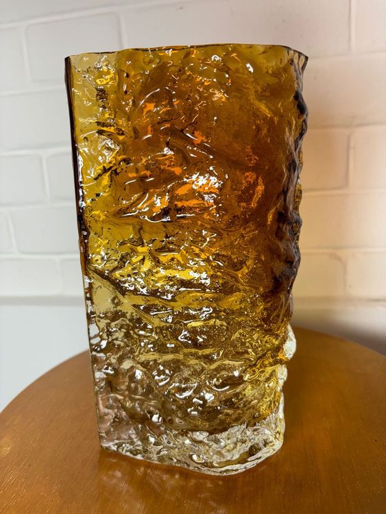 Vase Kai Blomquist Finland Amber Designervase vintage 60er (Gebraucht ...
