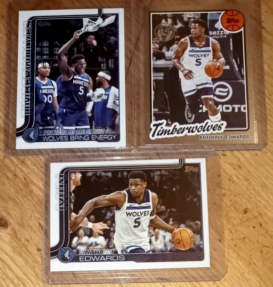 Anthony Edwards NBA cards lot (Neuf (Voir description)) à Vallorbe pour ...