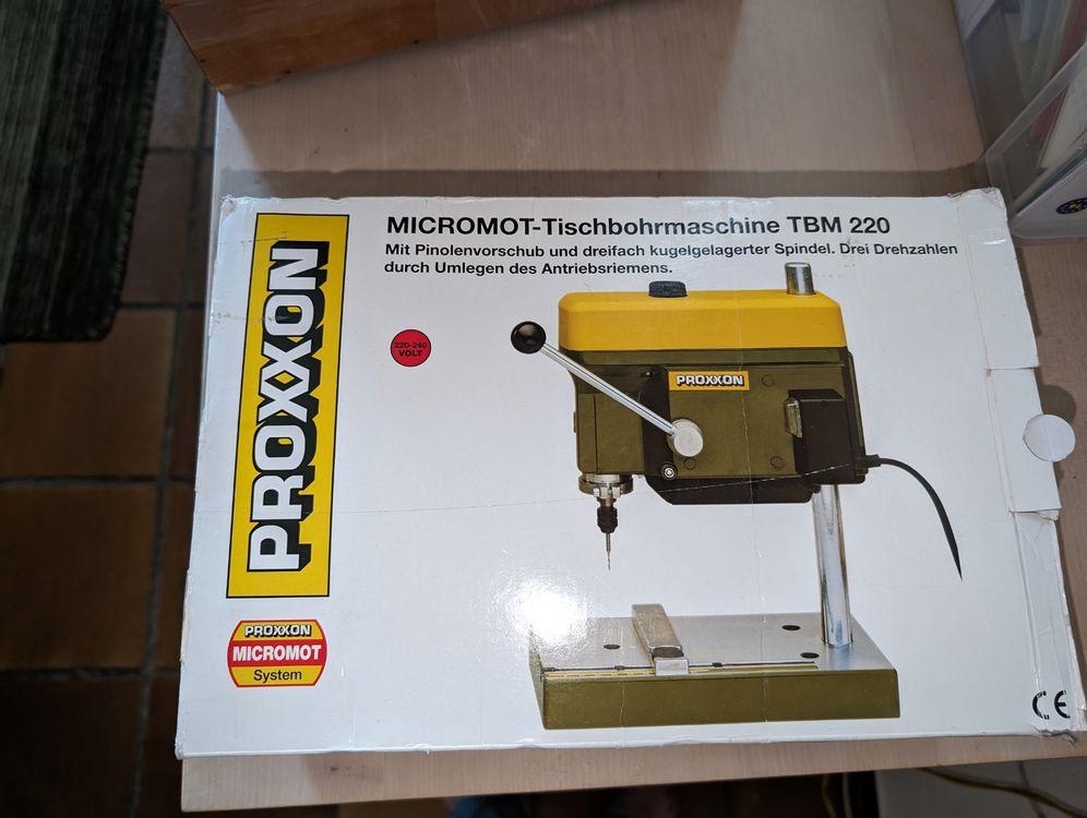kleine Tischbohrmaschine Proxon Micromot TBM 220 (Gebraucht) in Affoltern am Albis für CHF 52 ...