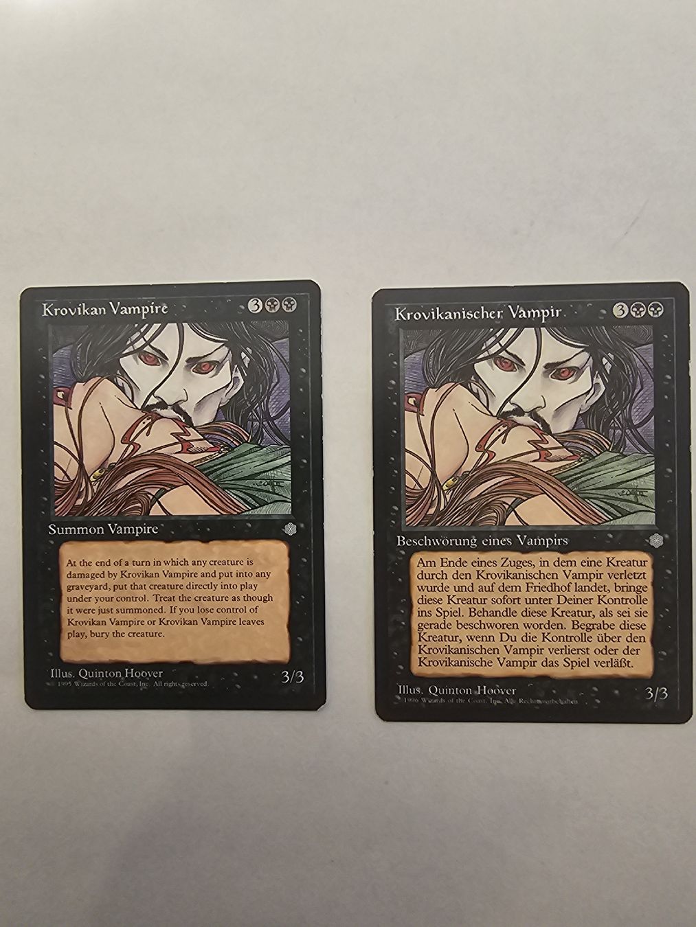 Magic: The Gathering -2 x Kroviskanischer Vampir (Gebraucht) in Wisen ...