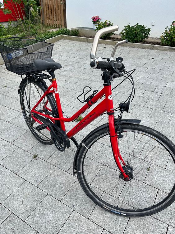 Damen City-Bike knallrot | Kaufen auf Ricardo Damen City-Bike knallrot | Kaufen auf Ricardo