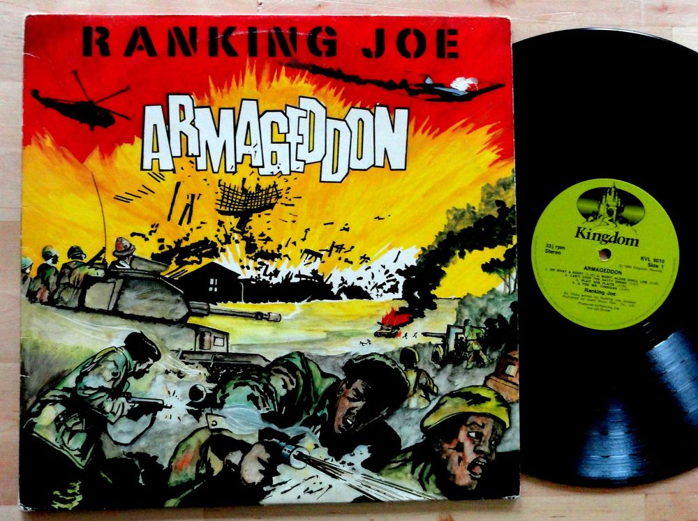 LP RANKING JOE armageddon 1982 KINGDOM UK ROOTS REGGAE (Gebraucht) in ...