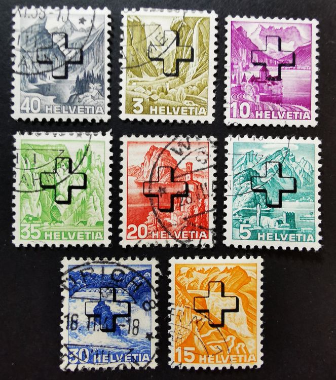 TR55 Timbre Suisse Oblitere Chargé (Gebraucht) in Cousset für CHF 3.75 – mit Lieferung auf ...