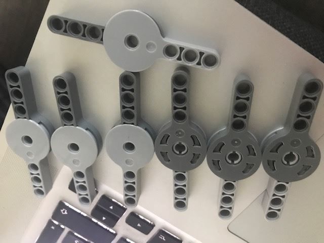 LEGO 7x Liftarm Drehkreuz (44224/44225) (Gebraucht) in für CHF 3.25 ...