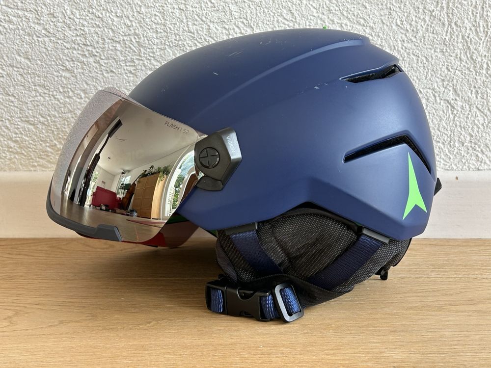 Kinder Skihelm Atomic Gr. 51-58 mit Visier (Gebraucht) in Kaufdorf für ...