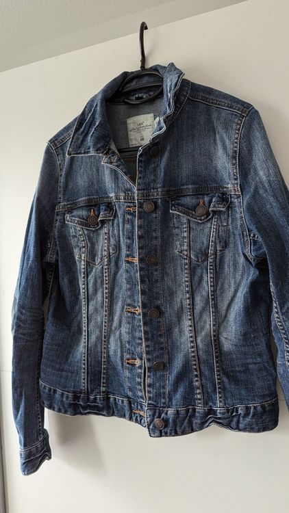 Jeansjacke 42 H&M LOGG geknöpft, verwaschener Look | Kaufen auf Ricardo