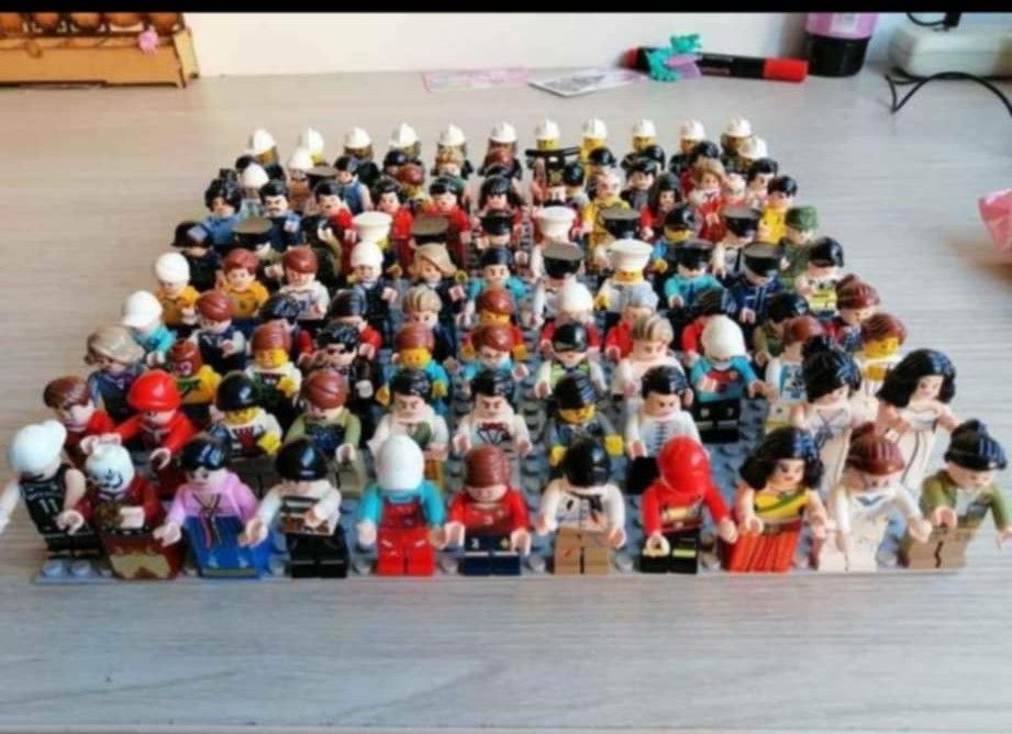 Neu 100 stk mini figures for building blocks - Kein lego (Neu (gemäss ...