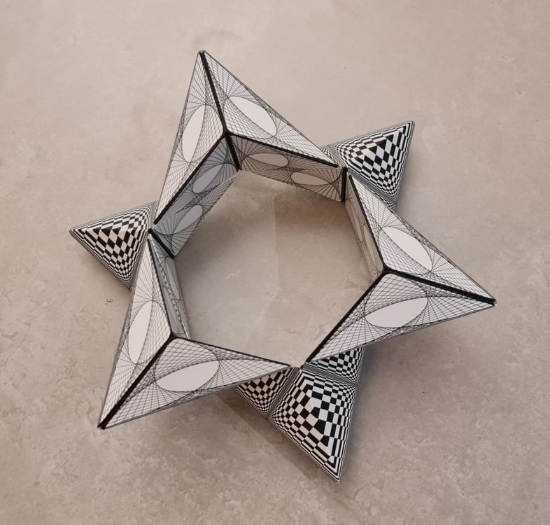 Magnetic Transforming Cube, GeoBender geometric Art & Design (Neu ...