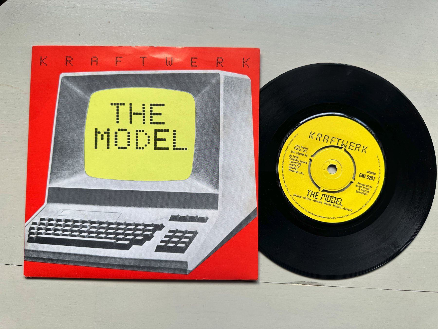KRAFTWERK rare The Model Single Top Kult Top Hit UK Pressung (Gebraucht ...