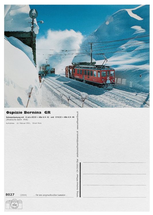 Ospizio Bernina Pontresina Poschiavo Bahn RhB ABe 4/4 41 +46 (Neu (gemäss Beschreibung)) in Bern ...