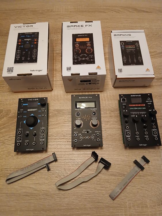 3x Behringer Eurorack Modul - Victor, Brains, SpaceFX (Neu (gemäss ...