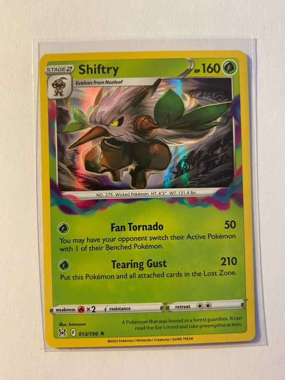 Pokemon Shiftry 013/196 holo Lost Origin EN | Kaufen auf Ricardo