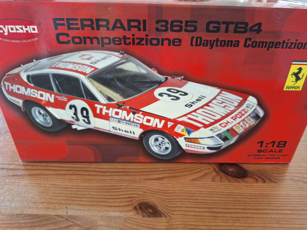Ferrari 365 GTB4 Competizione Modellauto 1:18 Kyosho | Kaufen auf Ricardo