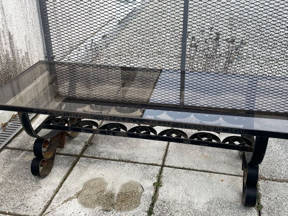 Salontisch retro - Eisen/Glas (Gebraucht) in Zürich für CHF 1 – nur ...