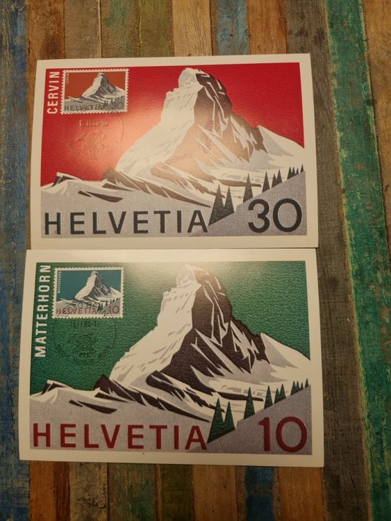 1980 Maximumkarten Matterhorn (Gebraucht) in Arni AG für CHF 5 – mit Lieferung auf Ricardo kaufen