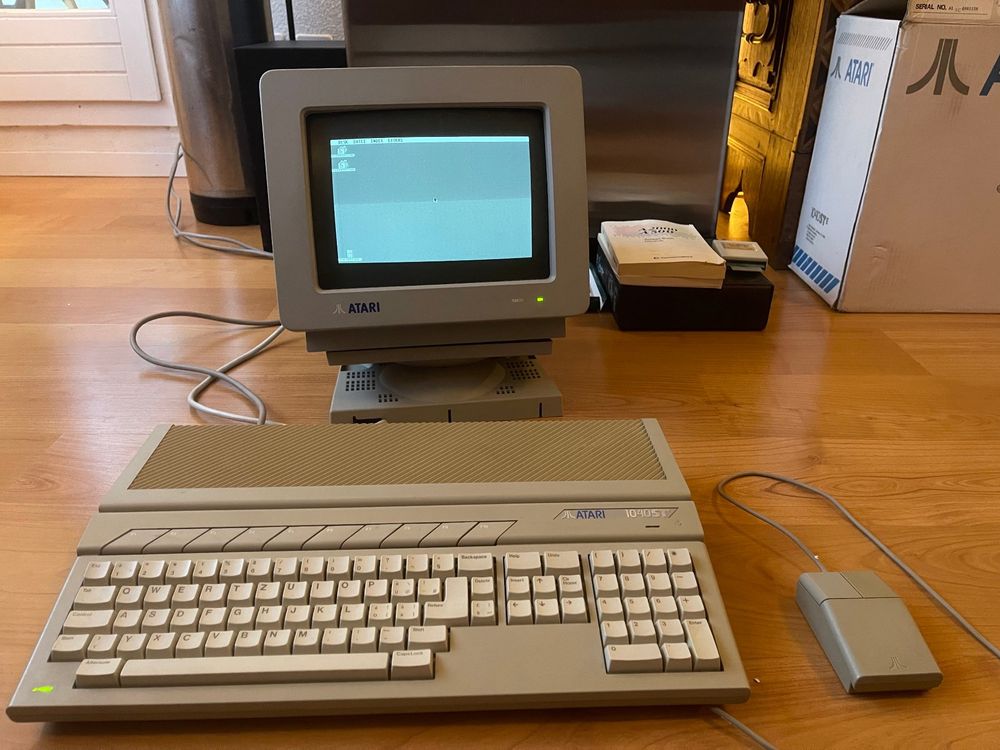 ATARI 1040 STE mit Monitor und Zubehör (Gebraucht) in Rudolfstetten für ...