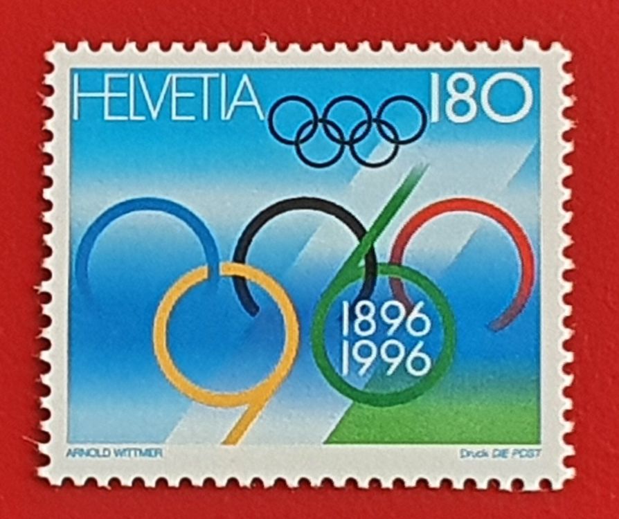 100 JAHRE OLYMPISCHE SPIELE Z 895 1996 PFR. (Neu (gemäss Beschreibung)) in Düdingen für CHF 2.5 ...