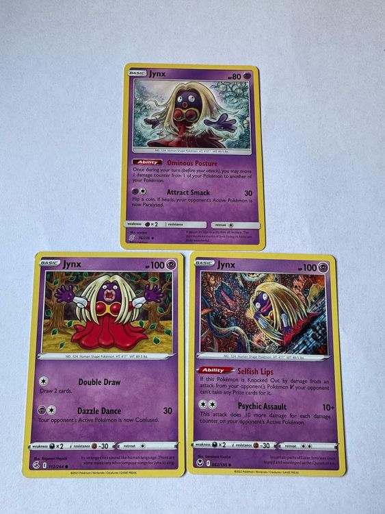 Pokémon 3 cards Jynx (Neu (gemäss Beschreibung)) in Romoos für CHF 1 ...