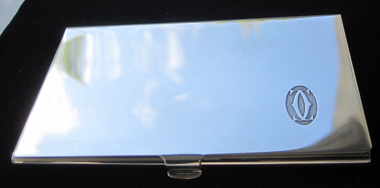 CARTIER étui ag925 pour cartes de visite OU cartes de crédit (Gebraucht ...