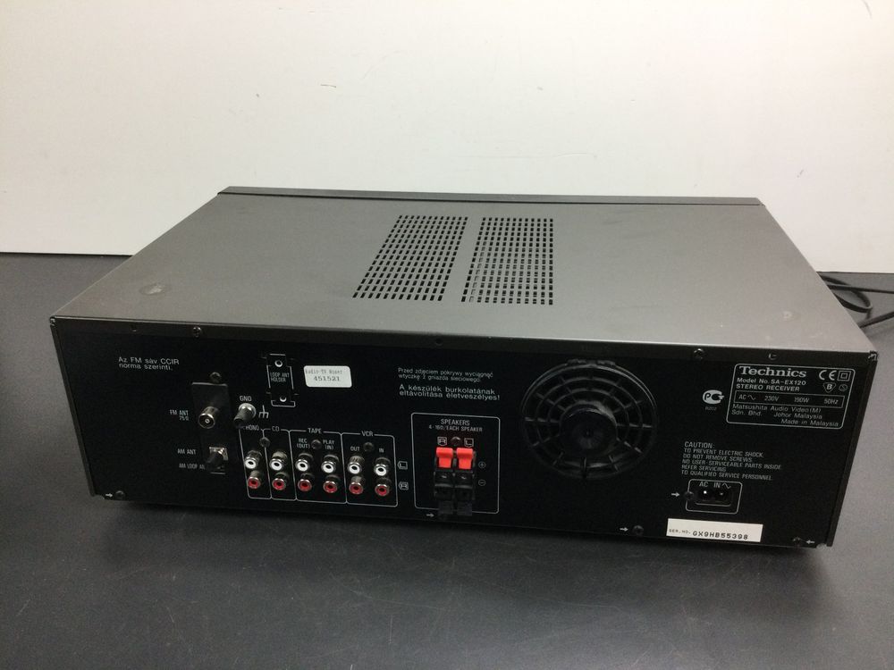 Gebrauchter Technics AV Control Stereo Receiver SA-EX120 | Kaufen auf ...