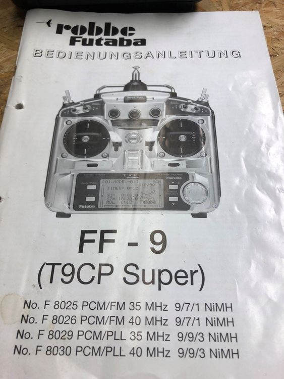 Sender Futaba FF9 T9CP Super 2.4 GHz | Kaufen auf Ricardo