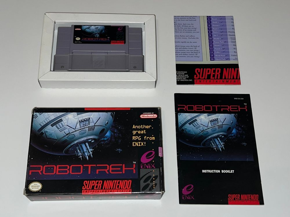 Super Nintendo (SNES) Spiel - Robotrek (OVP) [USA] - selten (Gebraucht) in Zürich für CHF 564.9 ...