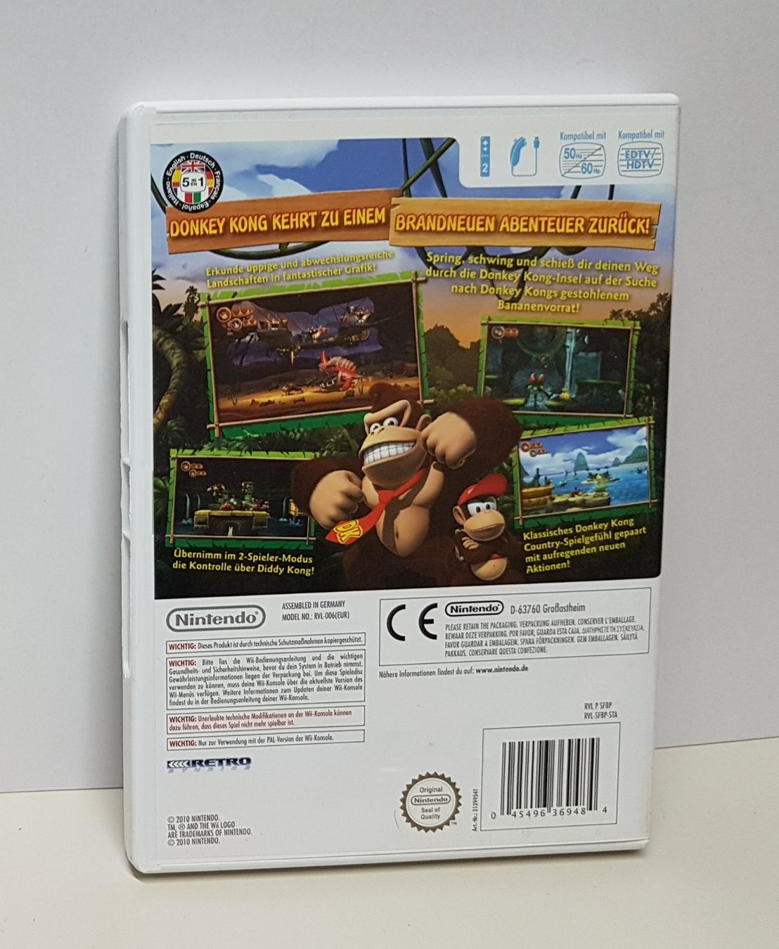 Donkey Kong Country Returns Kong kehrt zurück Wii (Gebraucht) in ...