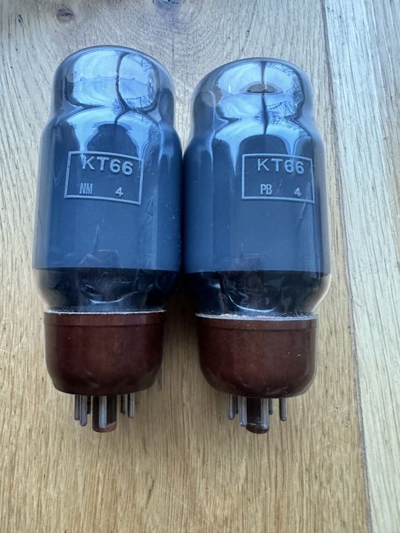 2x Paar M.W.T. MWT KT66 KT 66 Original Röhren Pair Valve Tub (Gebraucht ...