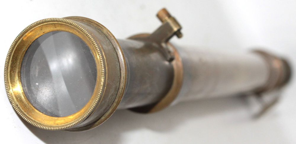 FERNROHR (?) alter Gegenstand Messing/Glas, ca. 37 cm (Gebraucht) in Allschwil für CHF 45 – mit ...