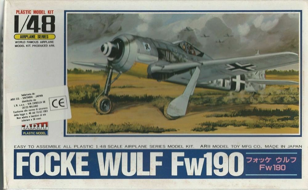 plastic model kit scale 1 : 48 ARII A335 800 FOCKE WULF FW 1 (Neu und ...