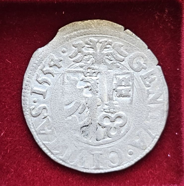 Genf Genève Kantonalmünze 1554 GENEVA CIVITAS 1 Sol (Gebraucht) in ...