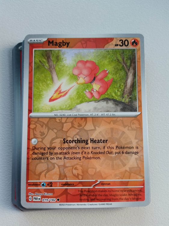 Magby Reverse Holo - Paradox Rift Pokemon | Kaufen auf Ricardo