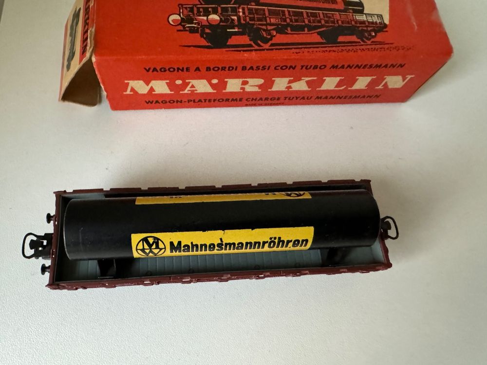 Märklin - Mannesmannrohr-Niederbordwagen, 4616 (Gebraucht) in ...