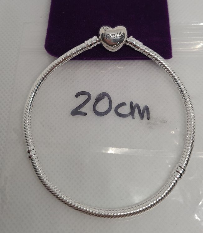 Armband 20cm Silber für Pandora Charms (Neu (gemäss Beschreibung)) in Rotkreuz für CHF 20 – mit ...