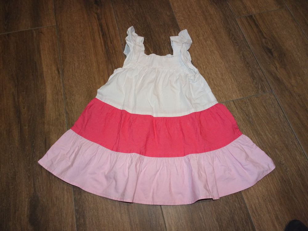 Robe Zara 3-4 ans 104cm, rose et blanche | Kaufen auf Ricardo