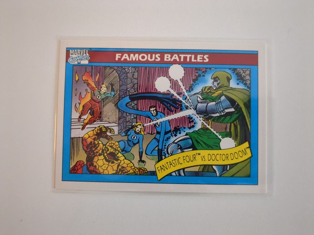 1990 Marvel Comics Fantastic Four vs. Dr Doom Card / Karte | Kaufen auf ...