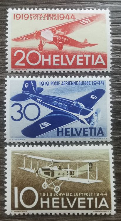 TR101 Timbre Suisse Non Oblitéré 1944 (Gebraucht) in Cousset für CHF 0.65 – mit Lieferung auf ...