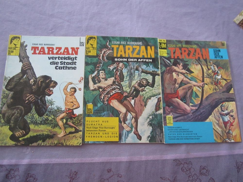 3 X TARZAN-COMIC BSV(AUS DEN 70ER JAHREN) | Kaufen auf Ricardo