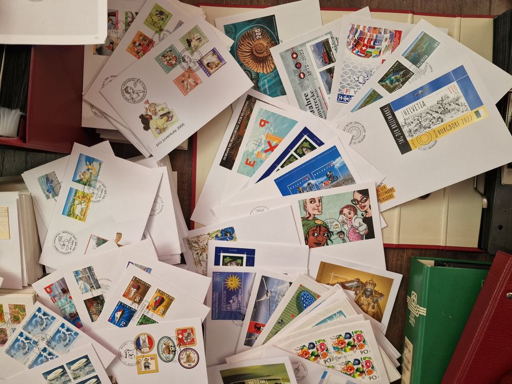 RIESEN LOT FDC SCHWEIZ ++ 1959-2022 - Variationen!! (Gebraucht) in ...