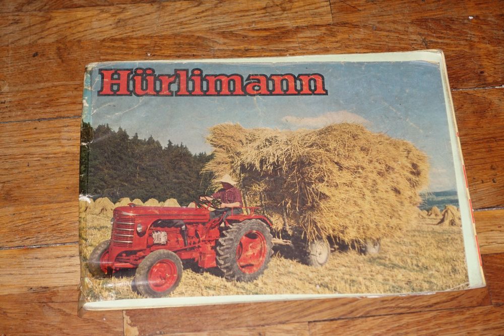 HURLIMANN TRAKTOR TRACTEUR BROCHURE OLDTIMER | Kaufen auf Ricardo