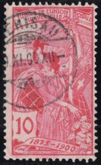 UPU 1900, 25 Jahre Weltpostverein, 78C (Gebraucht) in Vilters für CHF 22 – mit Lieferung auf ...