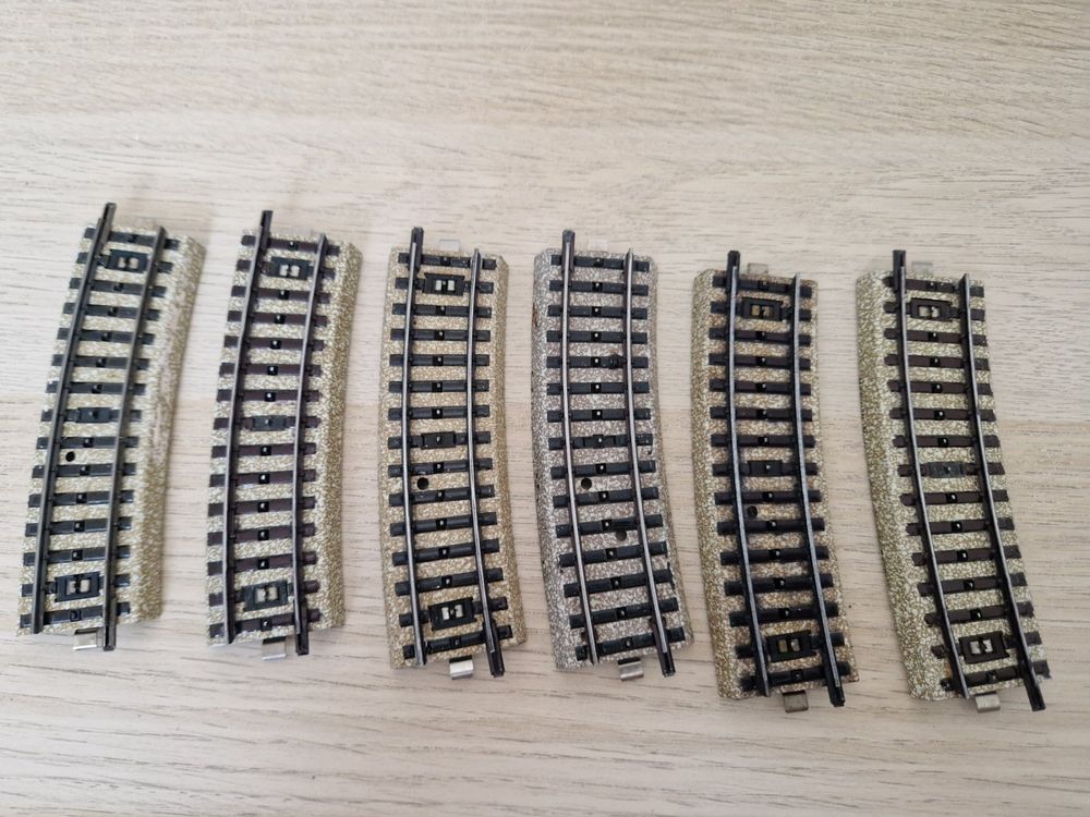 Märklin 6 x 5201 gebogenes gleis M H0 | Kaufen auf Ricardo