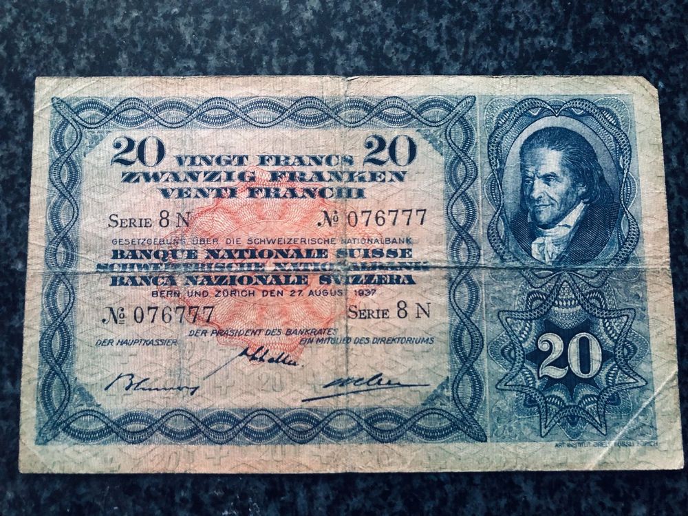 Uralte 20er Note | Kaufen auf Ricardo