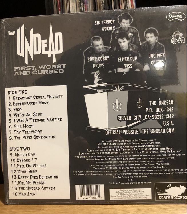 the undead / punk / horror punk / misfits / ramones / punk (Gebraucht ...