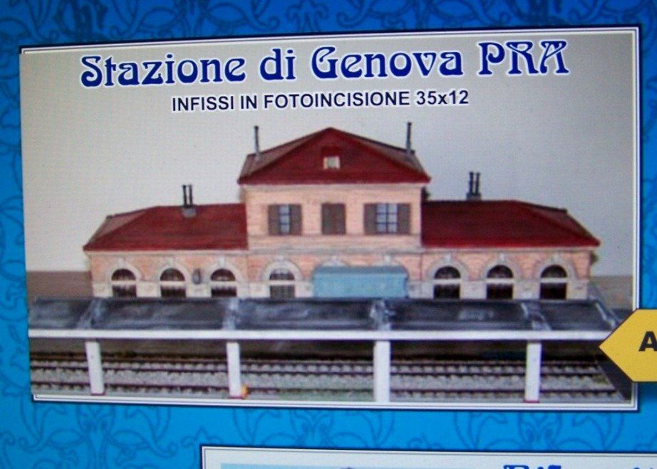 MFAL H0 7221 FS Bahnhof Genova Pra, Bausatz Epoxit+Messing | Kaufen auf ...